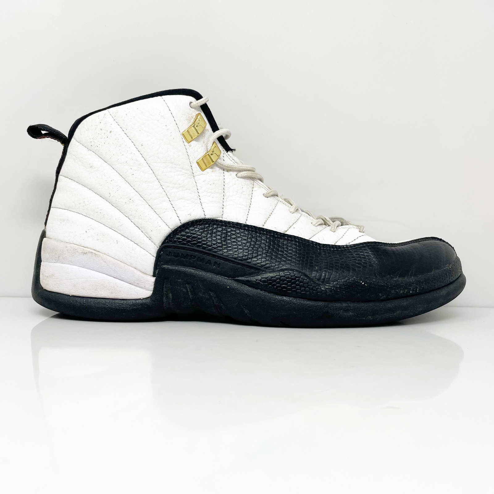 Nike Mens Air Jordan 12 130690-125 White Basketball Shoes Sneakers Size ...