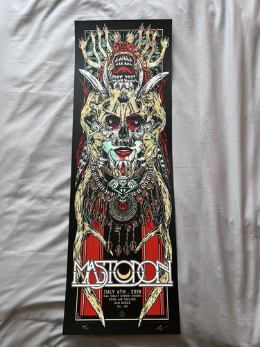 Mastodon Tour Poster San Diego CA 7/6 July 2018 S/N #/100 Rhys Cooper ...