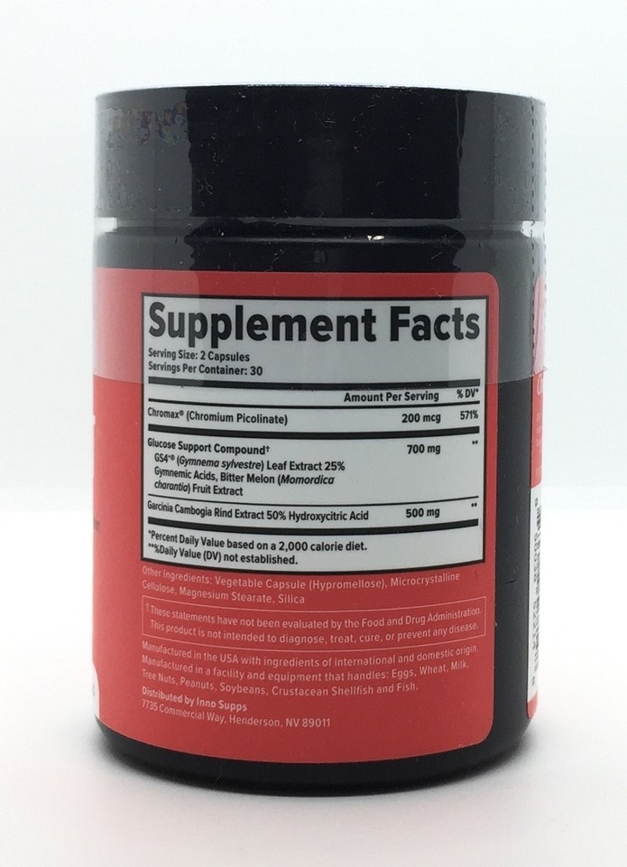 Inno Supps Carb Cut Complete Carb Reduction and Glucose Support ...