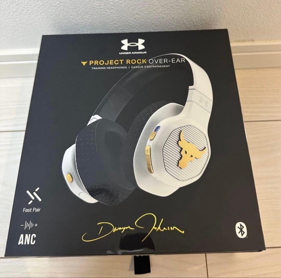 Under Armour JBL Project Rock Over-Ear Wireless Headphones White Used ...