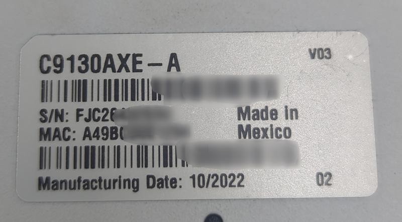 Cisco 9130AXE-A Access Point w/ antennas M6060060P1D43602V or ...