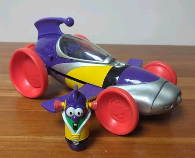 Vintage VeggieTales Larry Boy & Larry Mobile 2000 Big Idea Complete Car ...