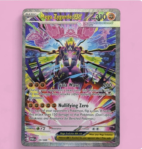 Mega Zygarde EX Perfect Order SIR 120/088 Pokemon Card TCG Near Mint | eBay
