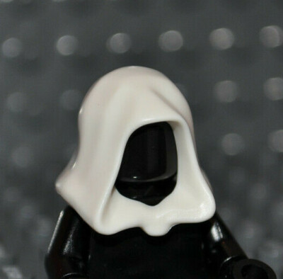 LEGO PARTS - 1X WHITE MINIFIGURE HOOD FOR CLOAK/HEAD GEAR ACCESSORY ...