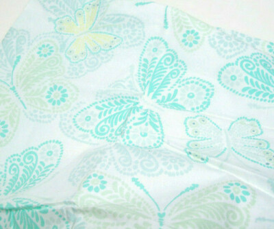 Pottery Barn Kids Aqua Green Ava Butterfly Standard Pillow Cover Sham ...