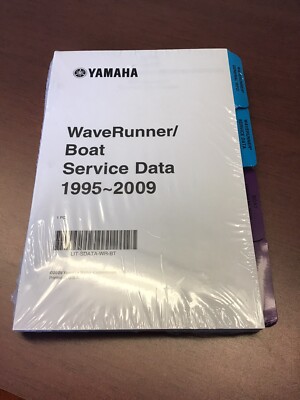 Yamaha Waverunner / Boat Service Data 1995-2009 LIT-SDATA-WR-BT | eBay