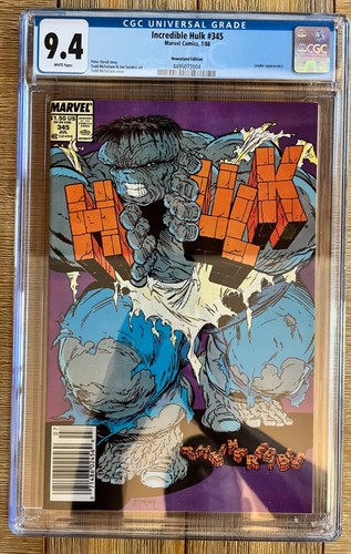 The Incredible Hulk #345 (1988) **CGC 9.4** Newsstand / WP / NM | eBay