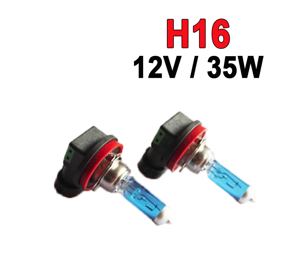 H16 Halogen Bulb Super Xenon White Fog Light High Power 35W Fits ...