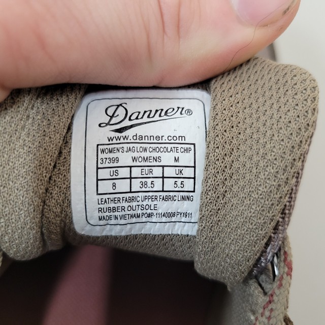 Danner Women's US 8 5 M Jag Low Suede Mesh Hiking Sneakers Chocolate ...