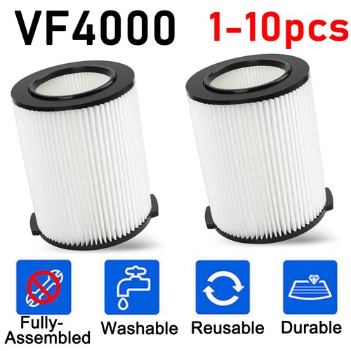Replacement VF4000 Filter RIDGID Wet/Dry Washable Vacuum Garage Shop ...