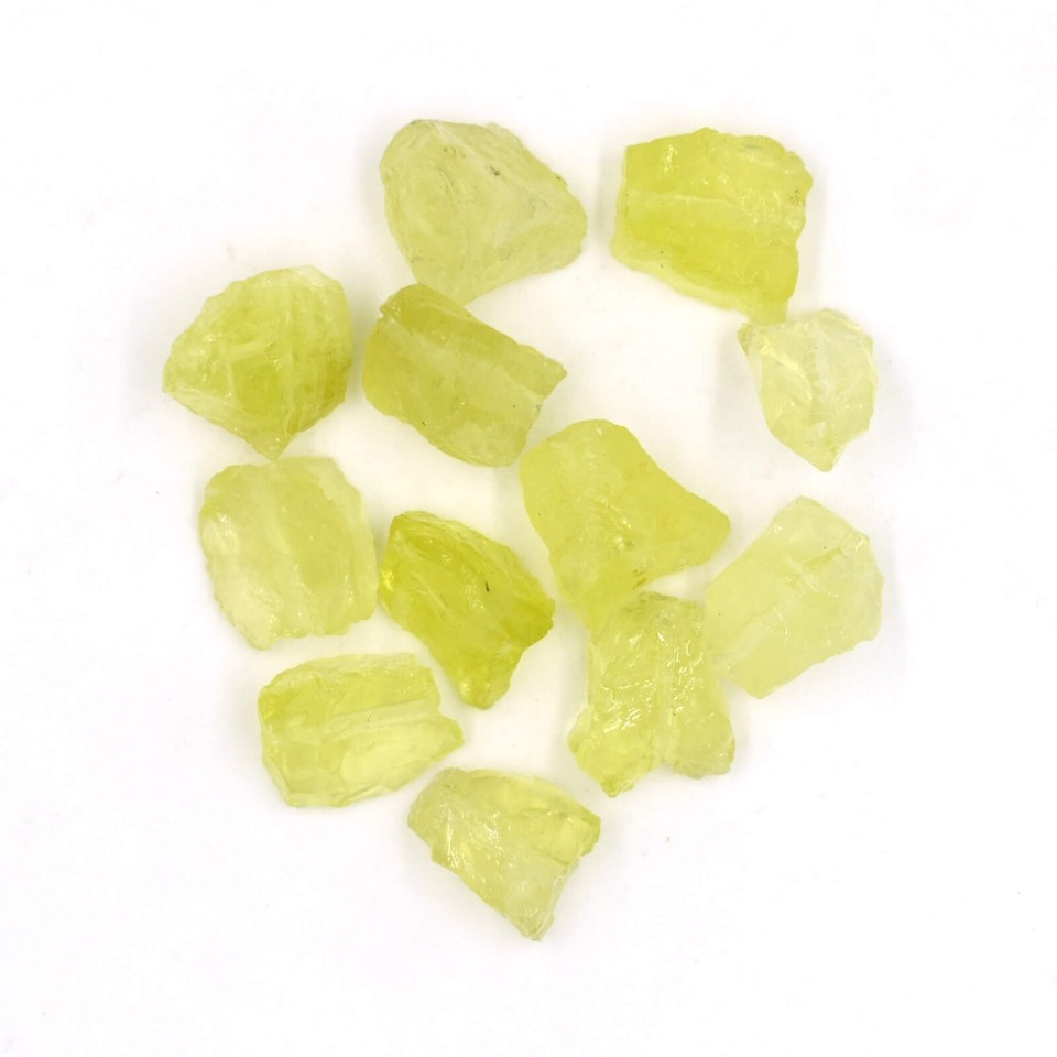 Naturel Brut Citron Quartz 10 À 15 MM Ample Gemme Culbute pour Bijoux ...