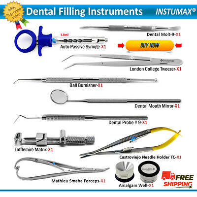 Dental Surgical Composite Filling Instruments Dentistry Restoration ...