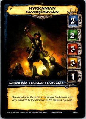Conan Core CCG TCG Card #160 Hyrkanian Swordsman | eBay