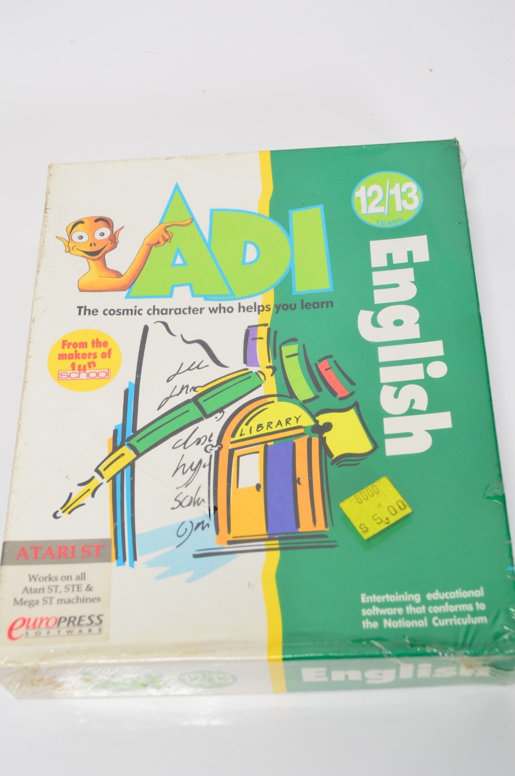 ADI English 12/13 Atari ST Computer Software Video Game | eBay