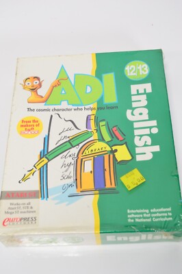 ADI English 12/13 Atari ST Computer Software Video Game | eBay