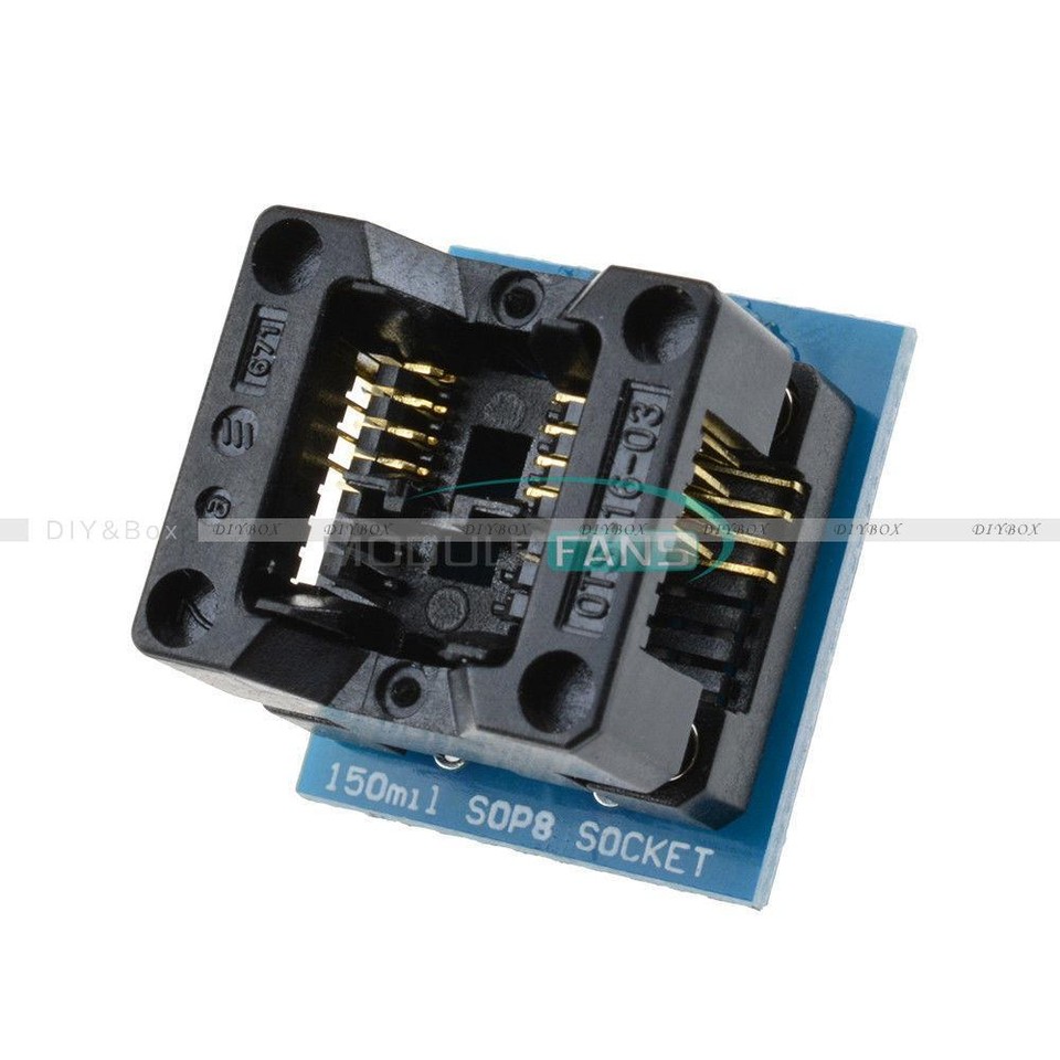 SOIC8 SOP8 to DIP8 EZ Programmer Adapter Socket Converter Module 150mil ...