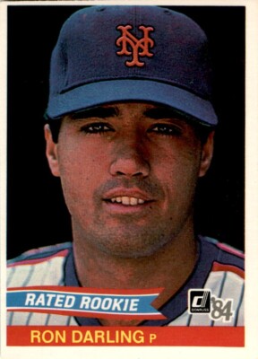 1984 Donruss Baseball Ron Darling Rookie Card #No Number Set Break NM ...
