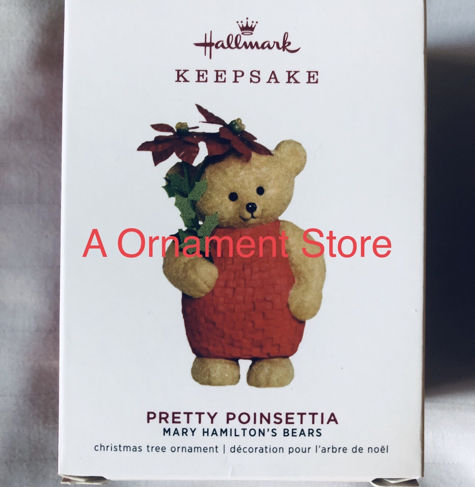 Hallmark Ornament 2019 Pretty Poinsettia Mary Hamilton Bears 4th in ...