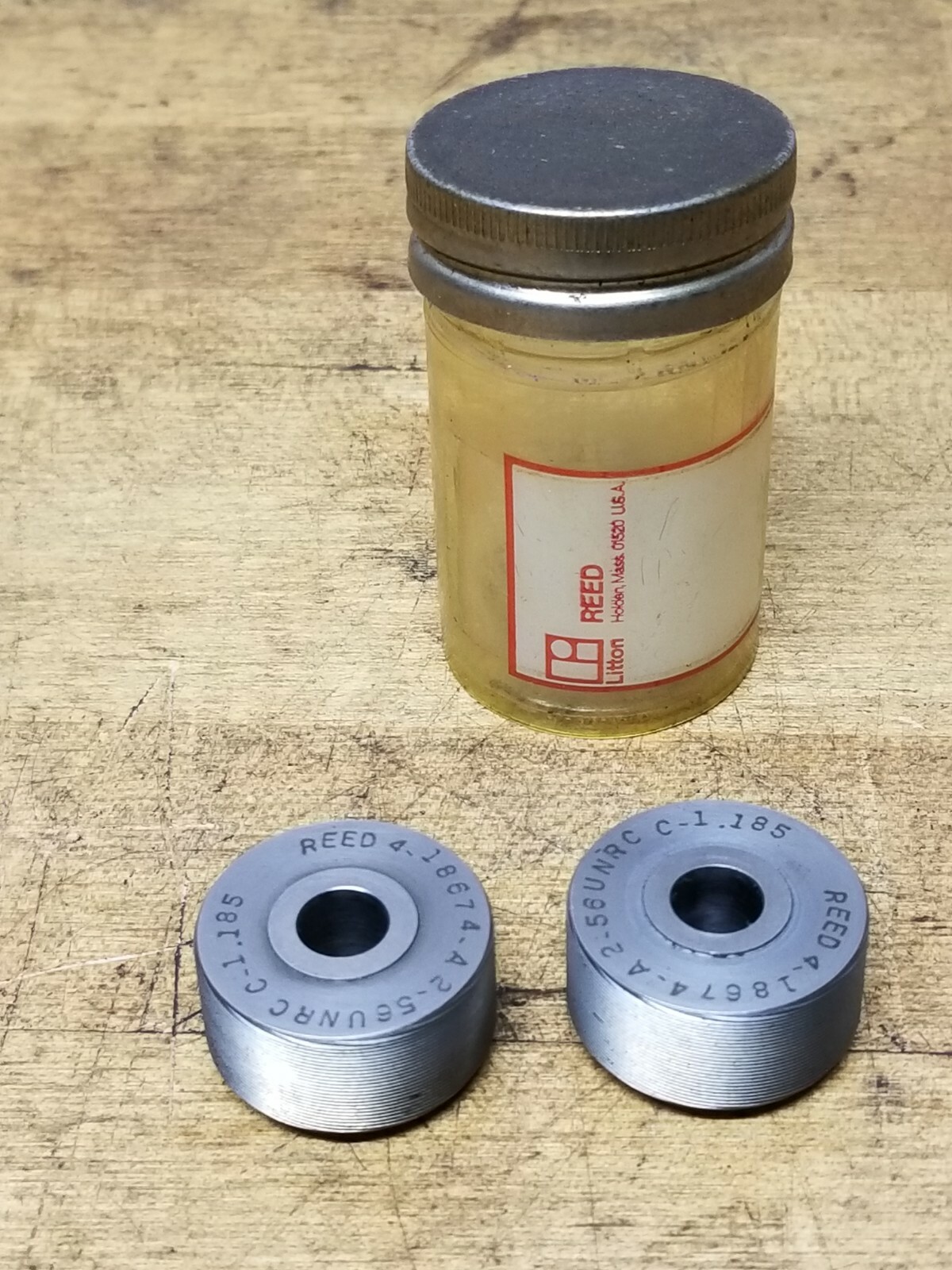 REED Thread Rolling Attachment Die B8 C-1 2-56 UNRC .185 | eBay