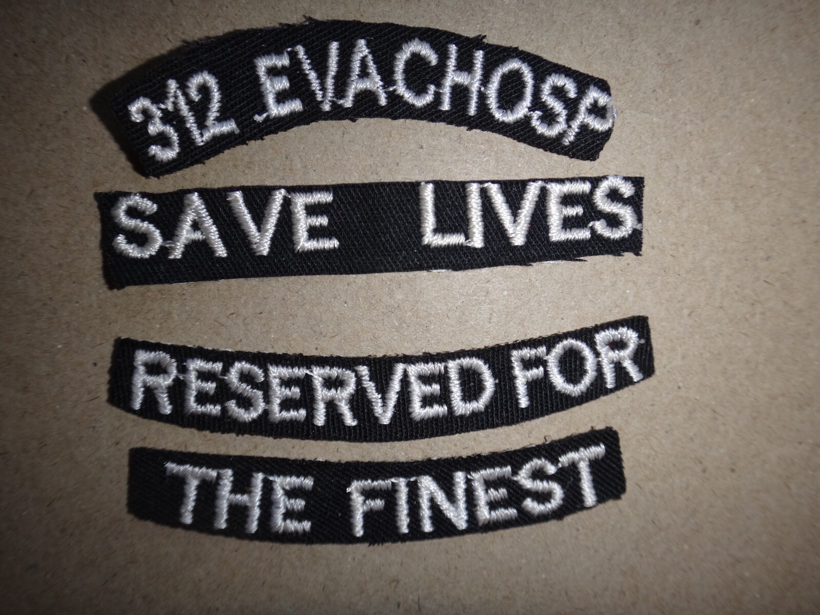 4 Vietnam War Patches: US 312th EVAC HOSP SAVE LIVES RESERVED FOR THE ...