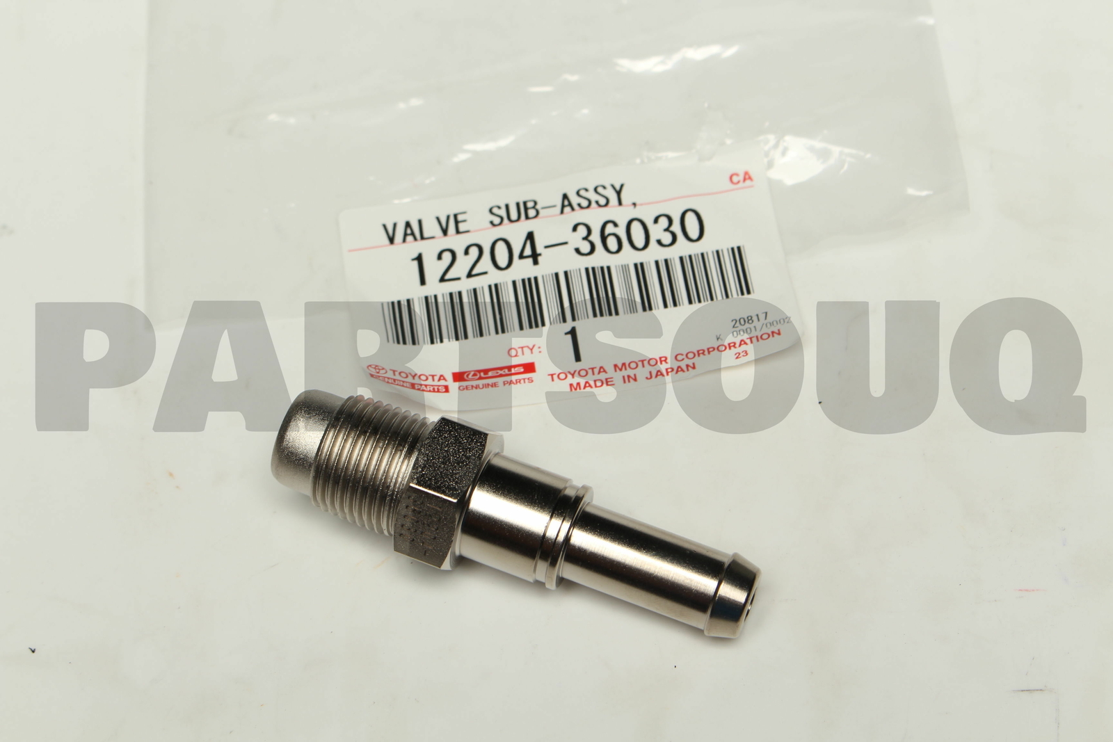 1220436030 Genuine Toyota VALVE SUB-ASSY, VENTILATION 12204-36030 | eBay