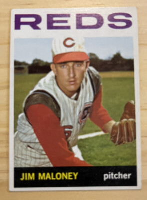 1964 TOPPS BASEBALL CARD #420 JIM MALONEY REDS EXMT | eBay