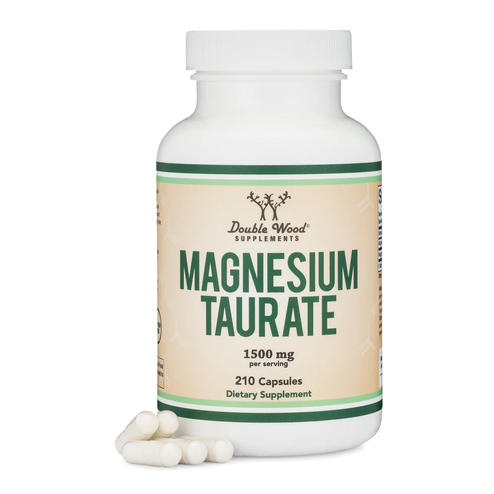 Double Wood Supplements Magnesium Taurate Supplement 1500 x 210 Vegan ...