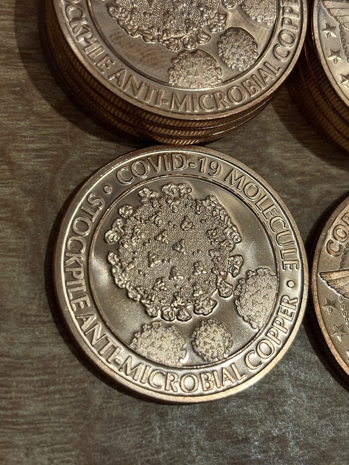 Lot Of 10 - 2019 1oz Copper 999 Fine Rounds Covid-19 Art Bullion | eBay