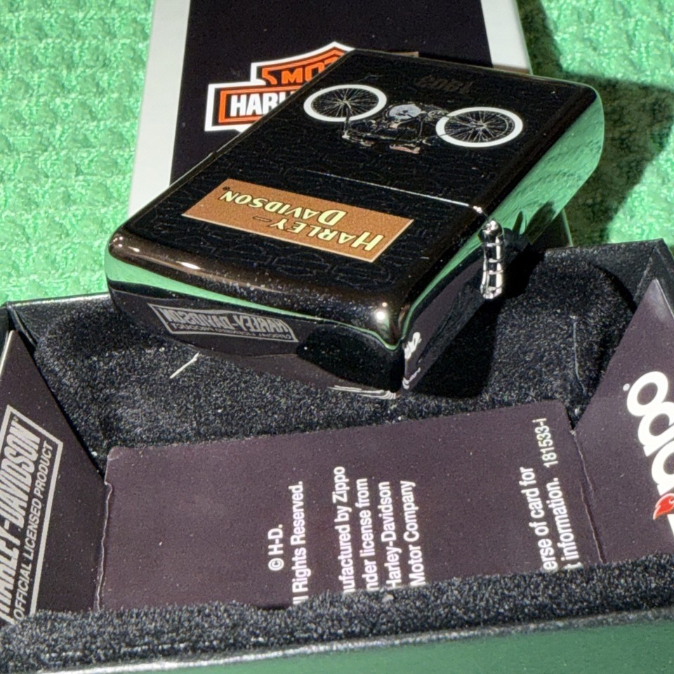 2018 Harley Davidson 1903 Motorcycle Chrome Zippo Lighter NEW | eBay