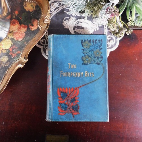19th century Victorian period elegant botanical cover old books British ...