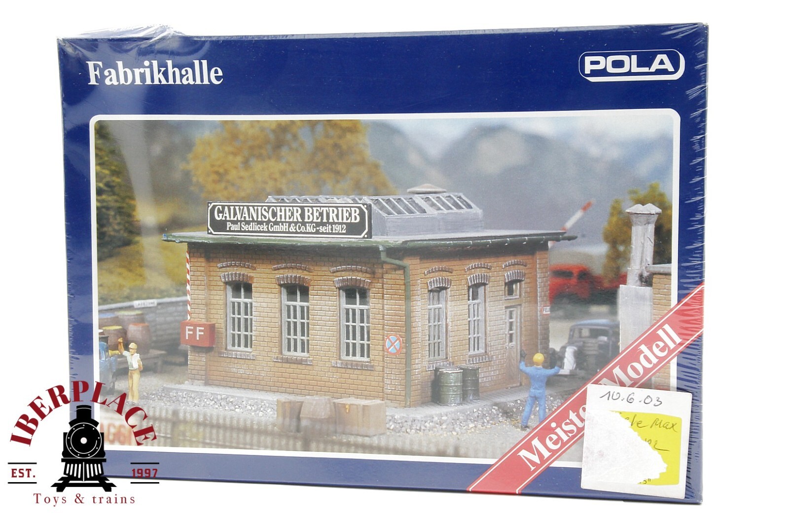 1 87 POLA Meister-Modell 310841 Fabrikhalle 115x100x65mm Spur H0 ho 00 ...