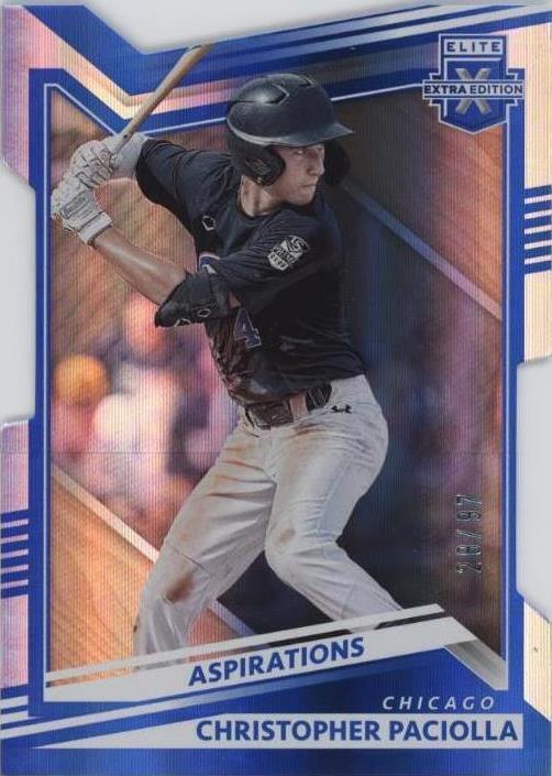 2022 Panini Elite Extra Edition - Christopher Paciolla #86 Aspirations ...