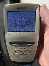 Vintage Casio Handheld LCD Color Television Ev-550b Portable TFT Active ...