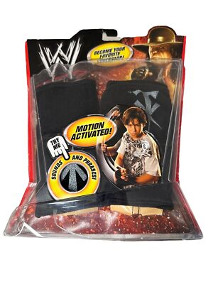 Mattel WWE tough talkers Undertaker Fist Covers costume Dead Battery | eBay