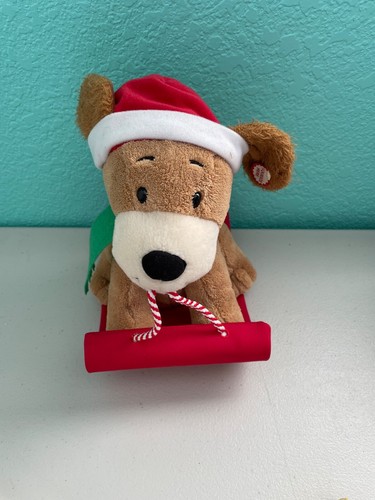 Hallmark Rockin Rover Animated Christmas Plush Dog Sled Rocks Barks ...