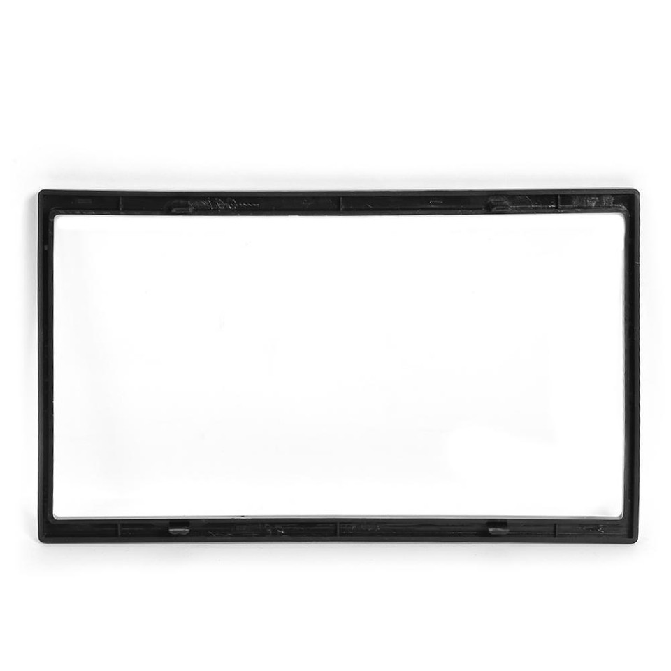 Car Stereo Radio Panel Plate Frame Universal 2 Din Car Radio Frame ...