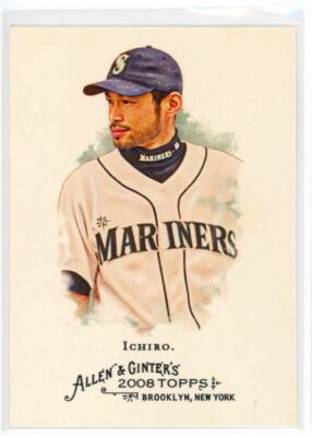 2008 Topps Allen & Ginter Ichiro Suzuki Seattle Mariners #250 | eBay