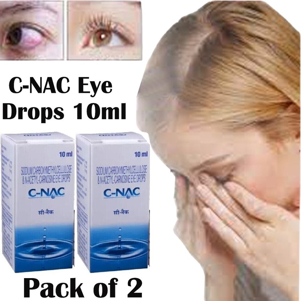 C-NAC Eye Drops Cure Cataract Carnosine NAC Glaucoma BrightC Clarity ...