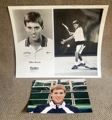 Mike Bryan Early 8"x10 Photo Stanford From the WTT WorldTeam Tennis ...