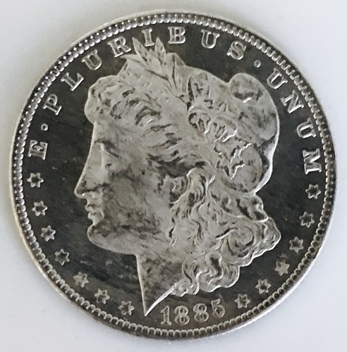 1885 O MORGAN DOLLAR GEM BU+++! PROOF LIKE STUNNER! NICE MIRRORS! WOW ...