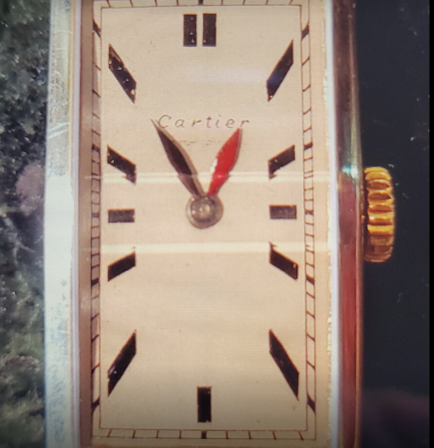 Cartier Patek Philippe Collab Vintage Curvex Tank Art Deco Watch | eBay