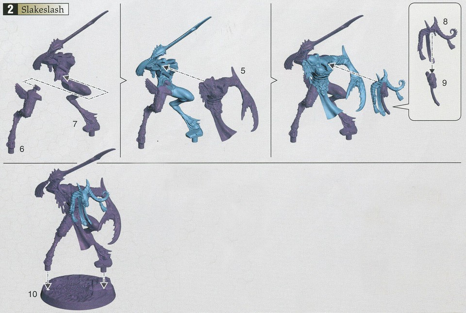 Slakeslash Slaangor Slake-Horn Slaanesh Warhammer Underworlds Dread ...