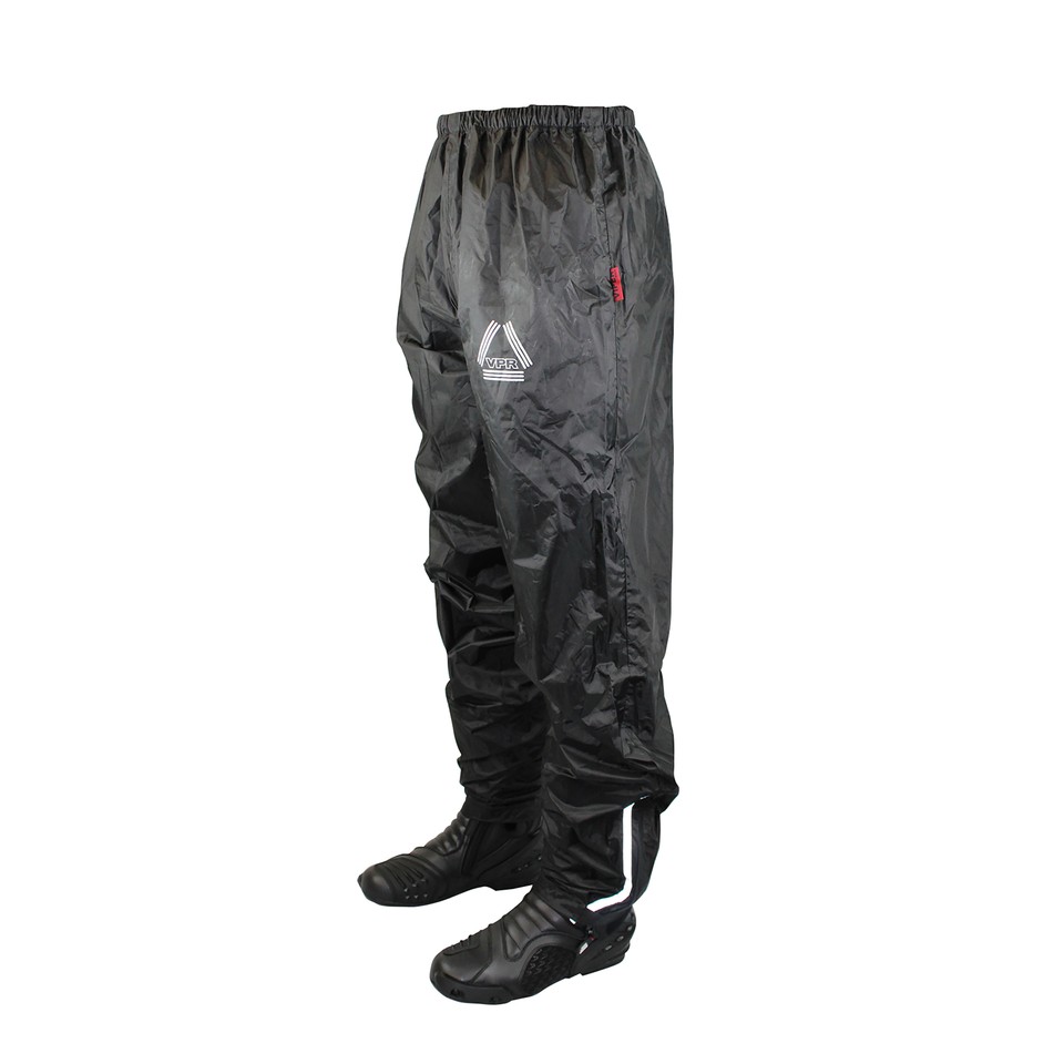 MOTORCYCLE OVER TROUSER 100% MOTORBIKE WATERPROOF PANTS RAIN WIND ...