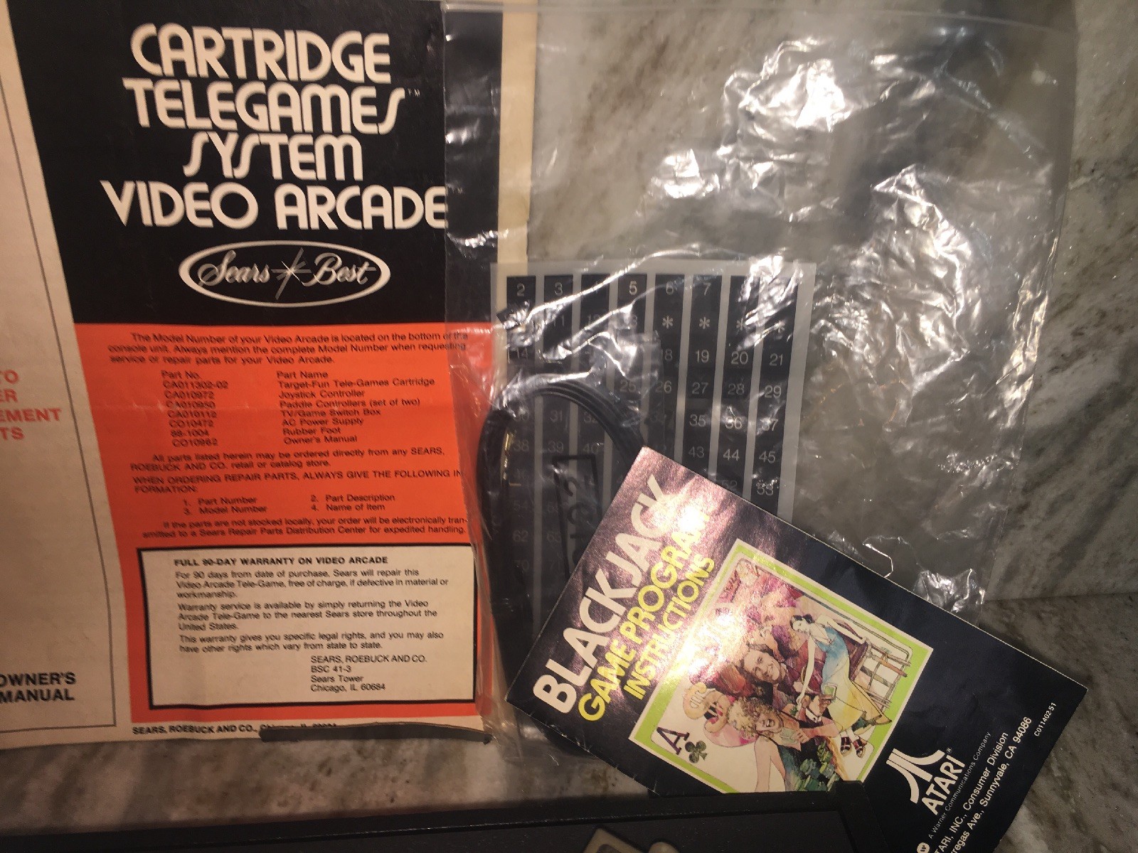 Atari 2600 Sears Telegames Console Sunnyvale Light Sixer Variant-Rare ...