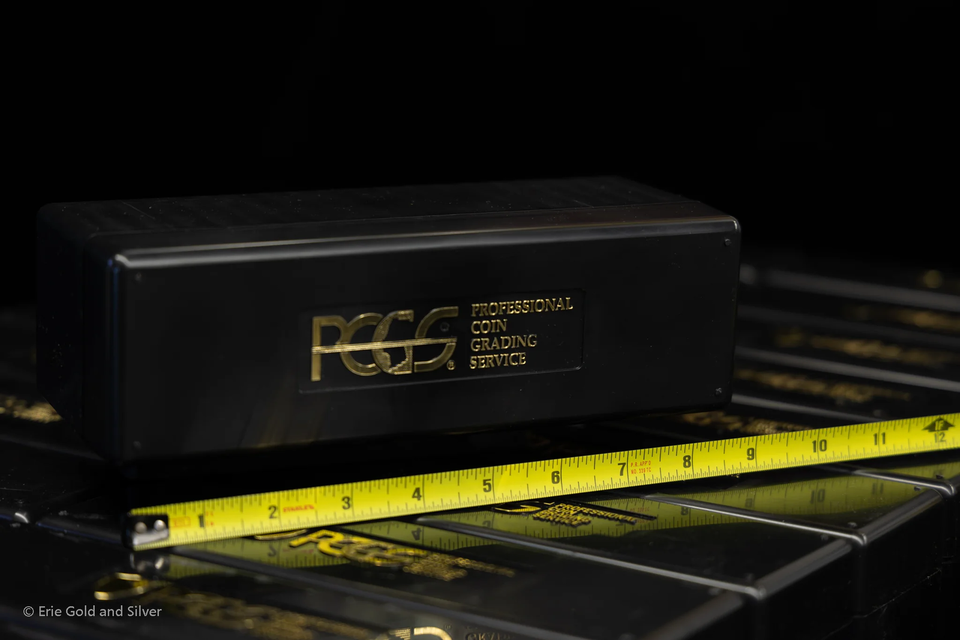 Black PCGS Storage Holder Box "Used" Holds 20 PCGS Slabed Coins | Slab ...