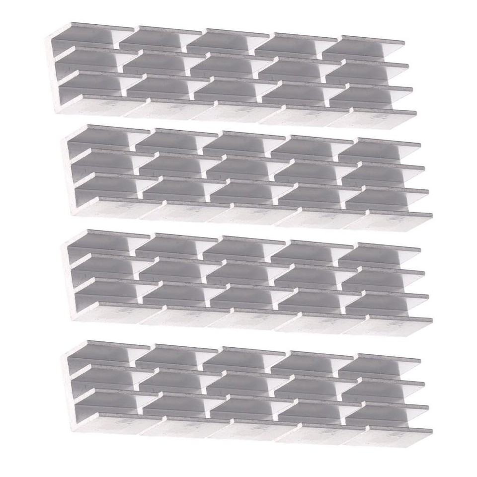 20pcs 11*11*5mm Mini Aluminum Heatsink Power Module Heat Sink for PC ...