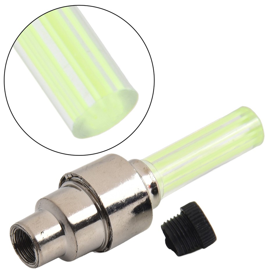 Valve Stem LED Dust CAP For Bike Bicycle/Car Motorcycle Wheel Tire ...