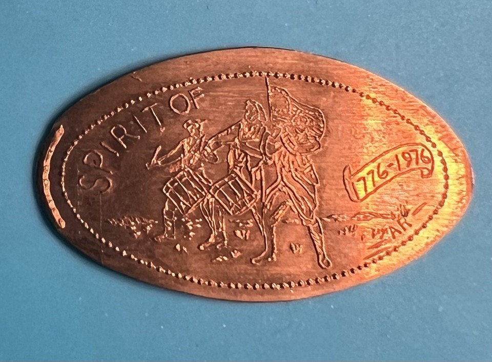 Elongated Penny (Spirit of 1776 - American Revolution) *VERY RARE* | eBay