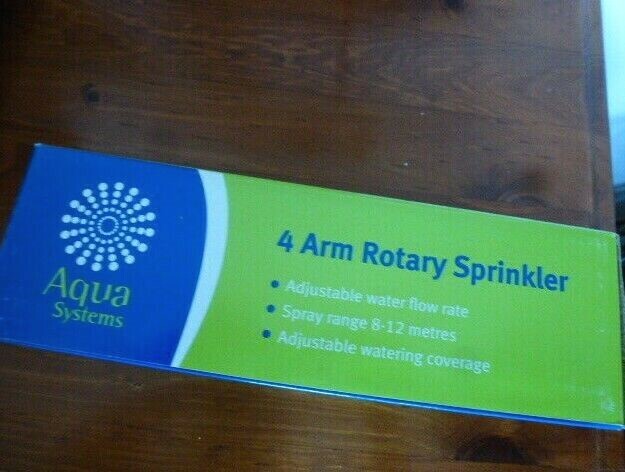 AQUA SYSTEMS 4 ARM ROTARY SPRINKLER | eBay Australia