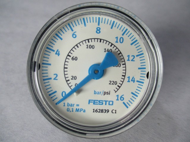 Festo 0-16 Bar Pressure Gauge 162839 for sale online | eBay